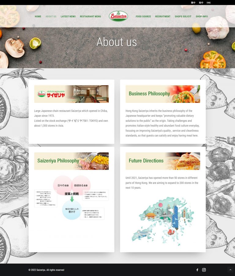Saizeriya Hong Kong Website Redesign: Enhancing Digital Experience for ...